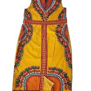 Ashro | Dresses | Ashro Ethnic Vibrant Geometric Print 0 Cotton Lined ...